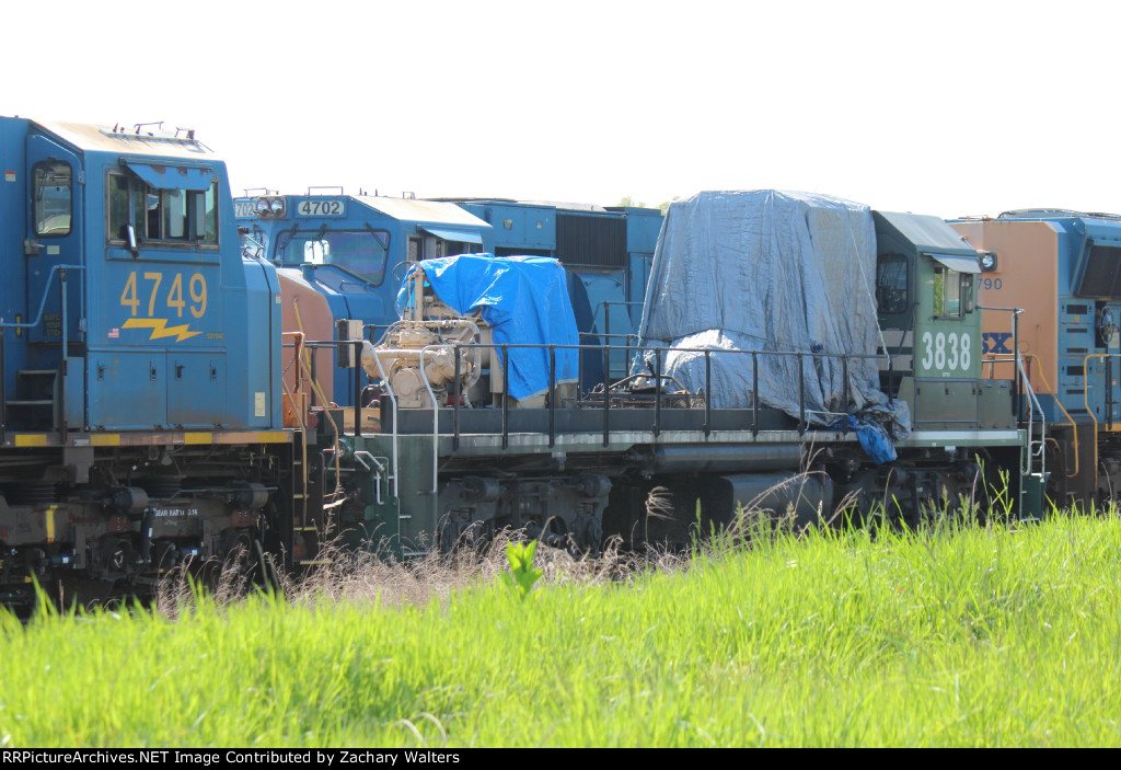 CSX 4702 4749 EVWR 3838